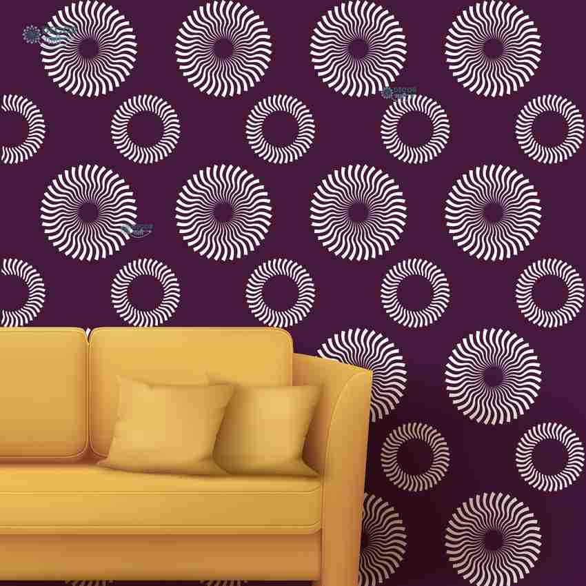 Wall Stencil Art Designs Reusable Wall Stencil Pattern Large Damask