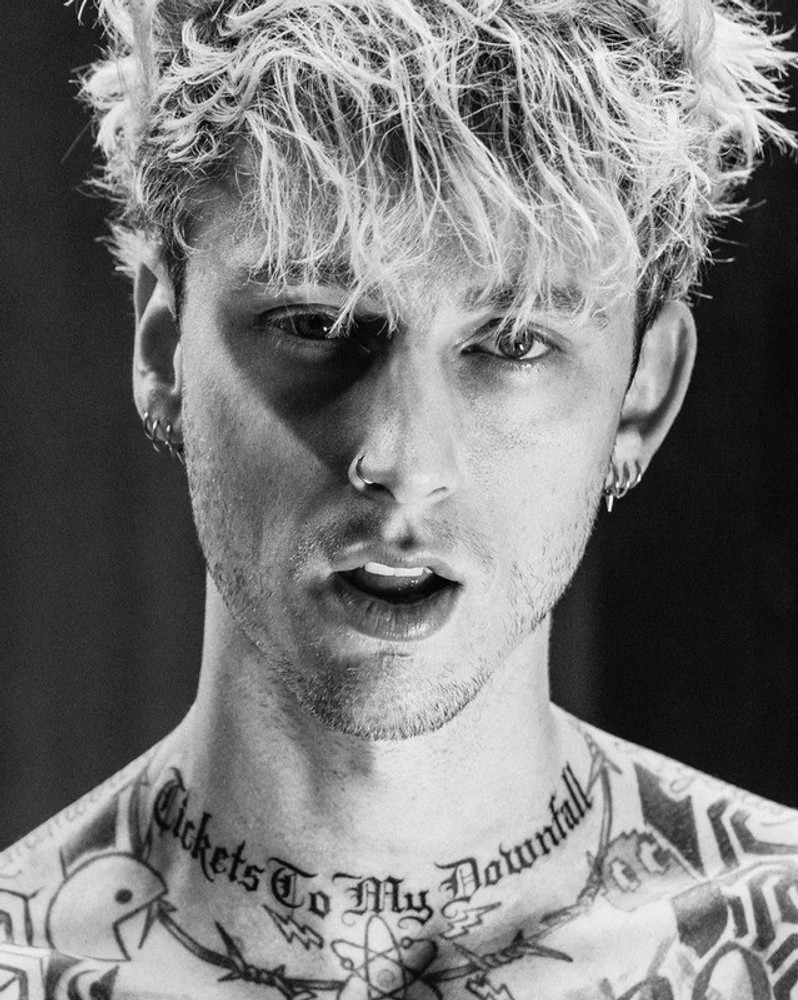 Mgk Back Tattoo Finished