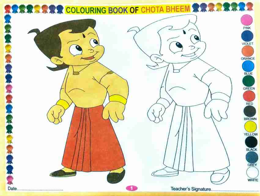 chota bheem images for coloring pages