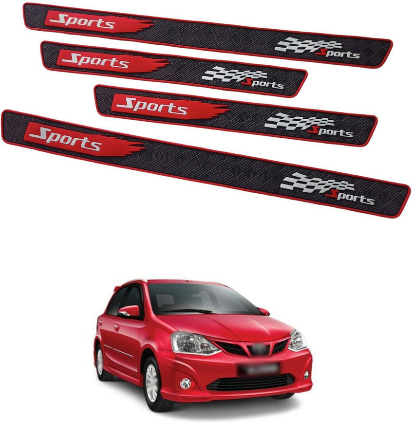 XZRTZ Door Bumper Entry Guards Sill Scuff Cover Panel Step Protector C237 Matte Glossy Toyota Etios Liva Side Garnish Price in India Buy XZRTZ Door Bumper Entry Guards Sill Scuff Cover