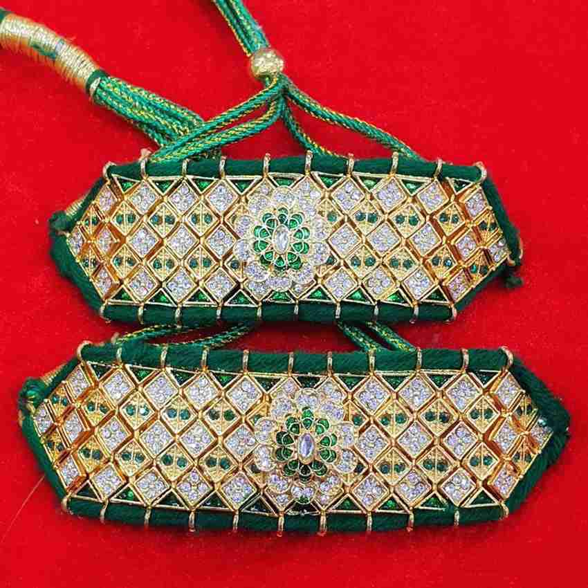 BAJUBAND Alloy Gold plated Armlet Set Price in India Buy BAJUBAND Alloy Gold plated Armlet Set Online at Best Prices in India Flipkart