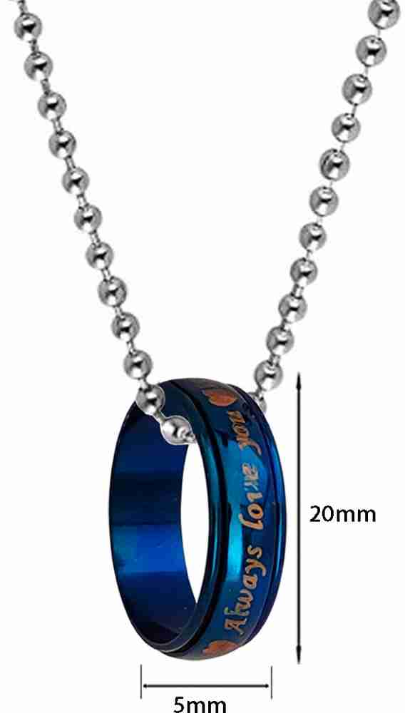 Promise ring necklace for him store