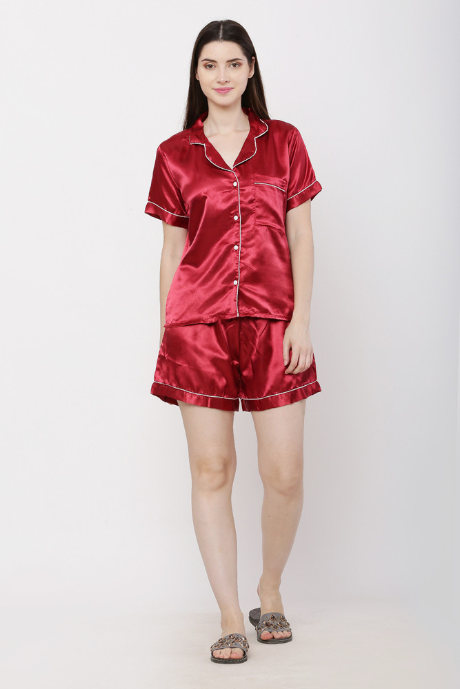 Onion Night Suit With Shorts Women's Two-Piece Set