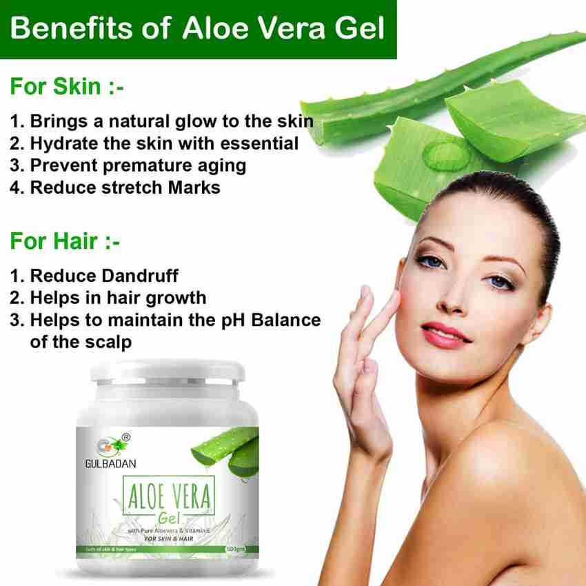 GULBADAN Pure Natural Aloe Vera Gel for Skin Treatment Face Acne Scars Hair Treatment Price in India Buy GULBADAN Pure Natural Aloe Vera Gel for Skin Treatment Face Acne Scars