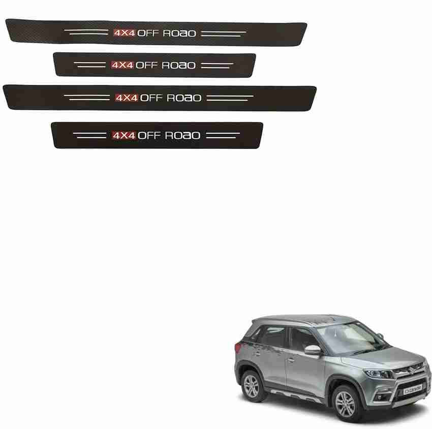 SEMAPHORE Decorative Carbon Sticker 4x4 OFFROAD For Maruti Vitara Brezza LDi Door Sill Plate Price in India Buy SEMAPHORE Decorative Carbon Sticker 4x4 OFFROAD For Maruti Vitara Brezza LDi Door Sill