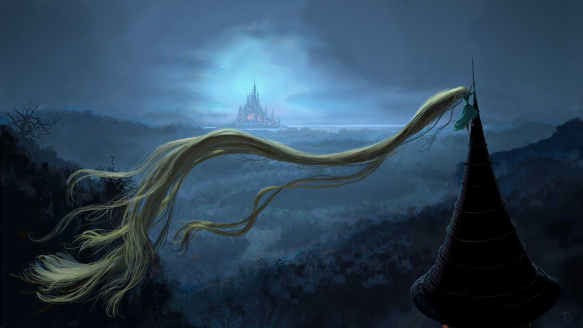 Tangled Painting From Movie