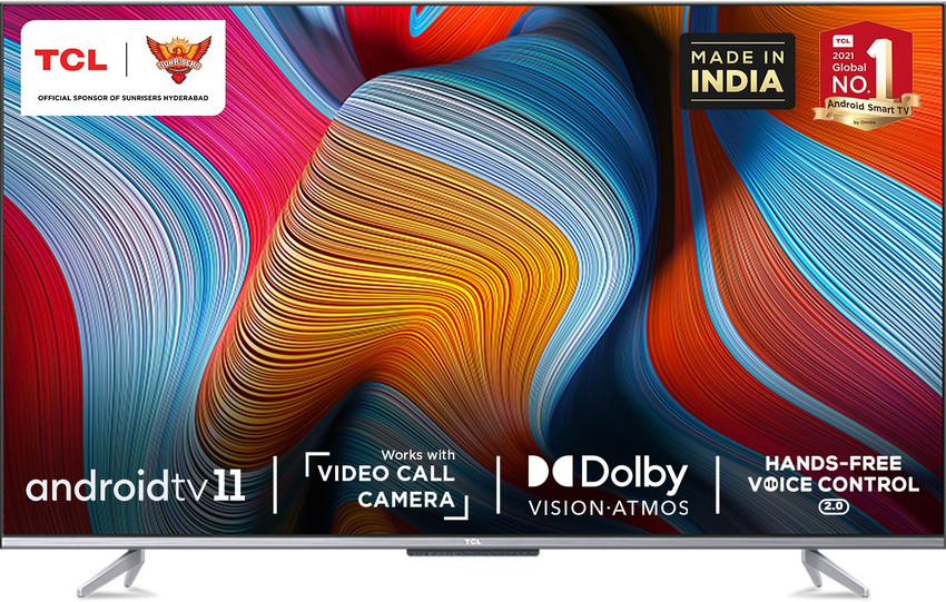 TCL P725 164 cm 65 inch Ultra HD 4K LED Smart Android TV with Android 9 Online at best Prices In India