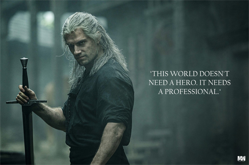 Geralt De Rivia Quotes The Witcher "Evil Is Evil" Geralt Of Rivia