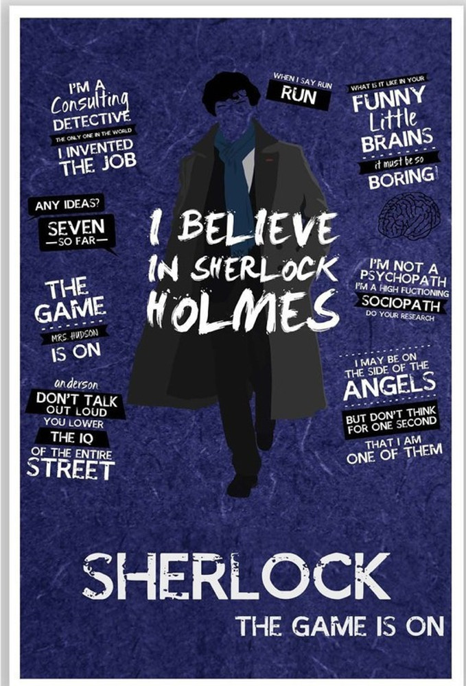 Sherlock Minimalist Poster