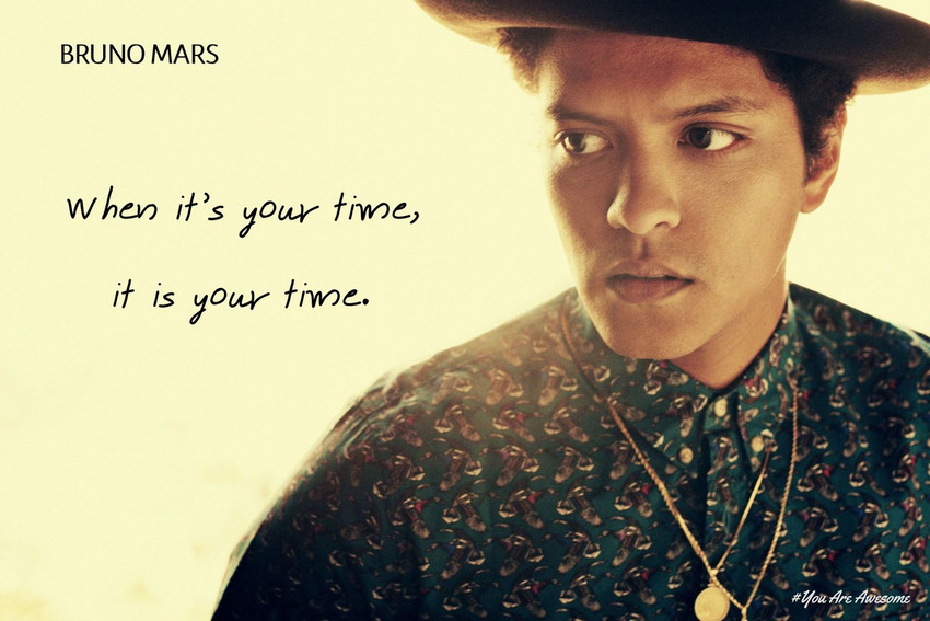 Quotes Bruno Mars Bruno Mars Quote: You Pick Up Some Fans And A