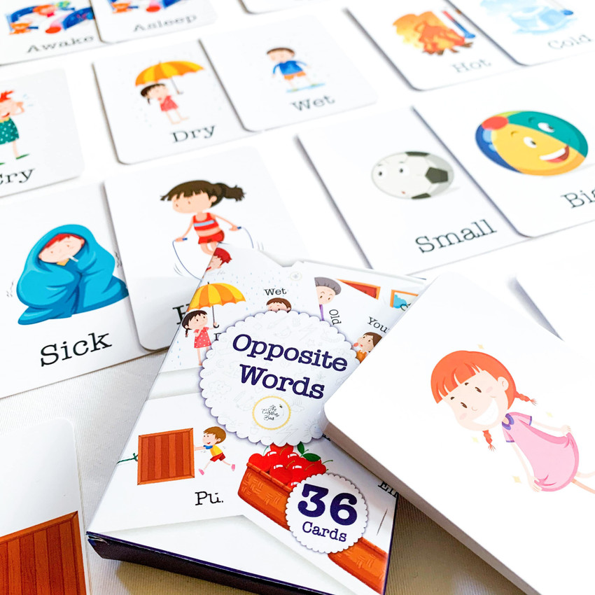 Opposite Words Flash Cards