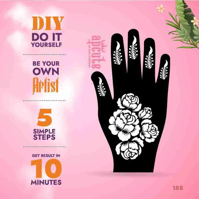 Simple Mehndi Designs On Paper