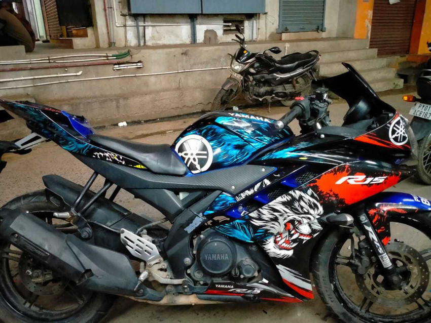 R15 V2 Modified Exhaust