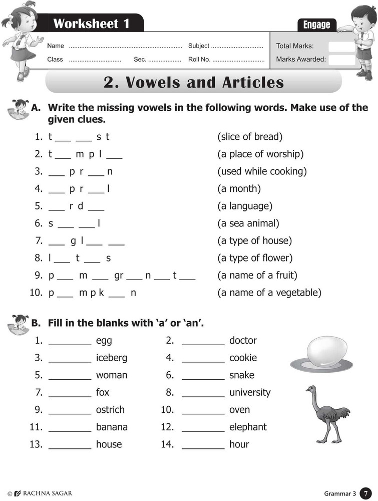 Free English Worksheets For Class 3 Cbse Grade 3 English Worksheets