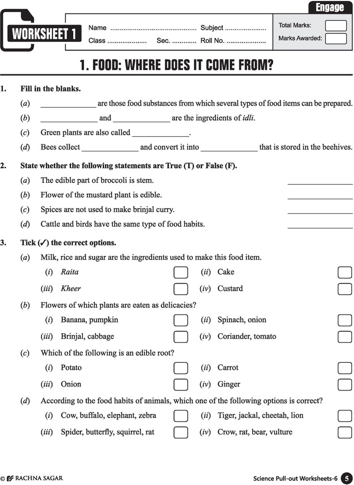 Education Comworksheets Science Happy Learning Pullout Worksheets