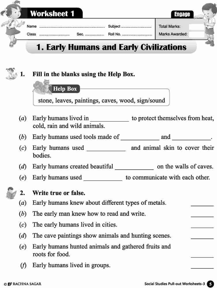 Worksheets Social Studies