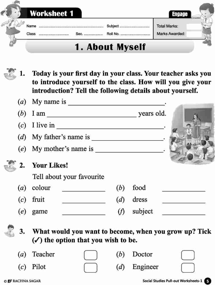Social Studies Worksheets