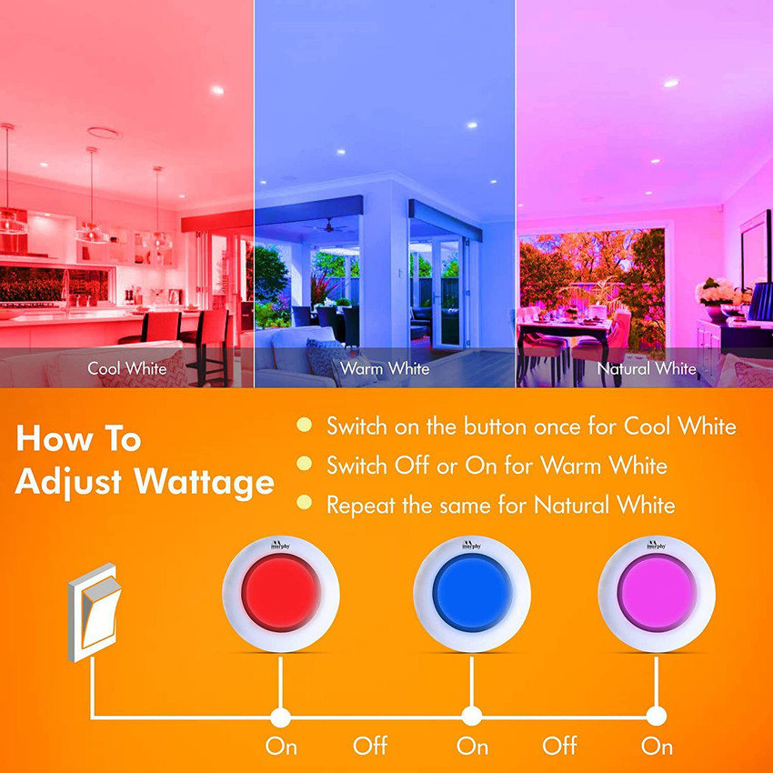 Color Changing Led Recessed Ceiling Lights | Shelly Lighting