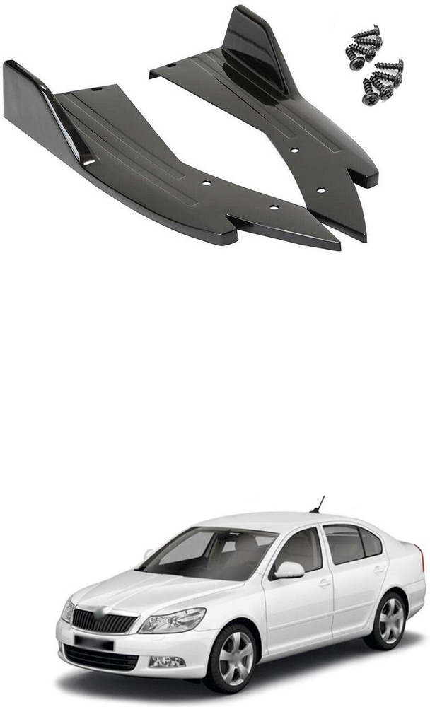 XZRTZ Rear Bumper Splitter Lip Diffuser Wrap Angle Anti Scratch Protection D202 Matte Glossy Chrome Skoda Laura Rear Garnish Price in India Buy XZRTZ Rear Bumper Splitter Lip Diffuser Wrap Angle Anti ...