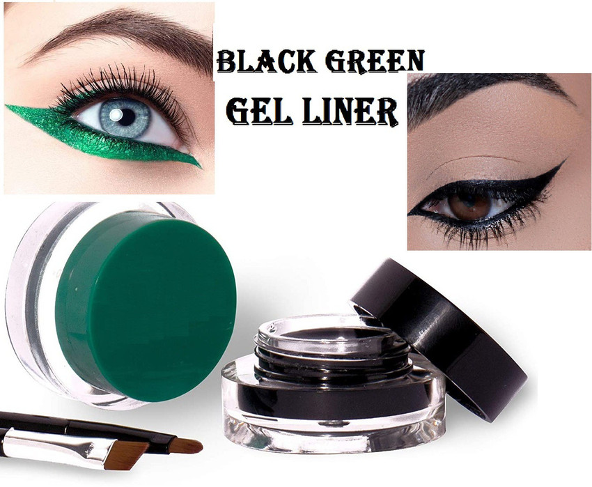 YAWI perfect eye make up look black green eye liner 8 g Price in India Buy YAWI perfect eye make up look black green eye liner 8 g Online In India