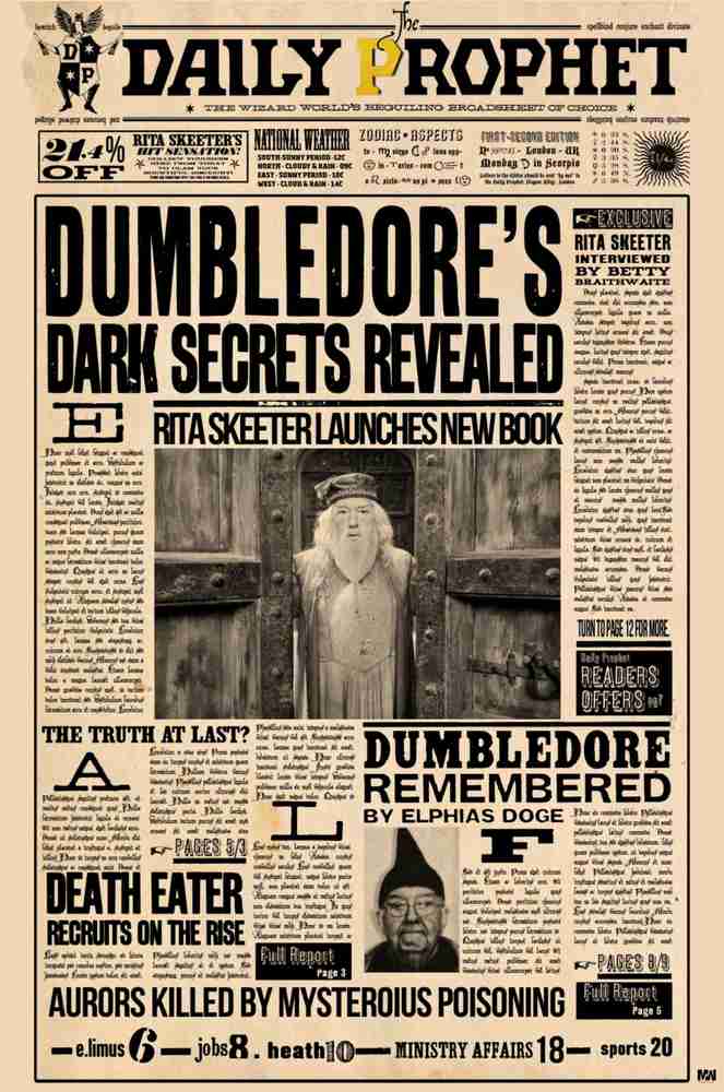 Daily Prophet Sirius Black