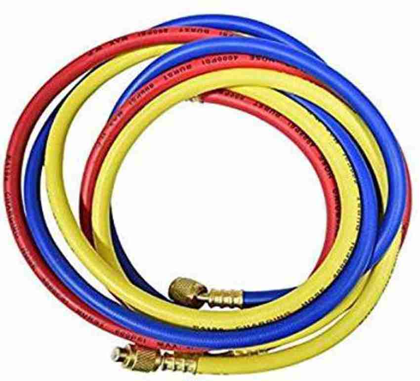 COOLX Set of 3 PCS R22 180M Refrigerant Gas Charging Hose for Car AC Cooling System Vehicle Tool Kit Price in India Buy COOLX Set of 3 PCS R22 180M Refrigerant
