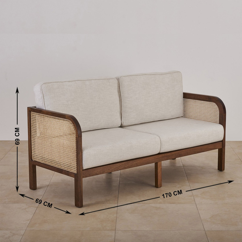 Home Centre Cane Fabric 2 Seater Sofa Price in India Buy Home Centre Cane Fabric 2 Seater Sofa online at Flipkart