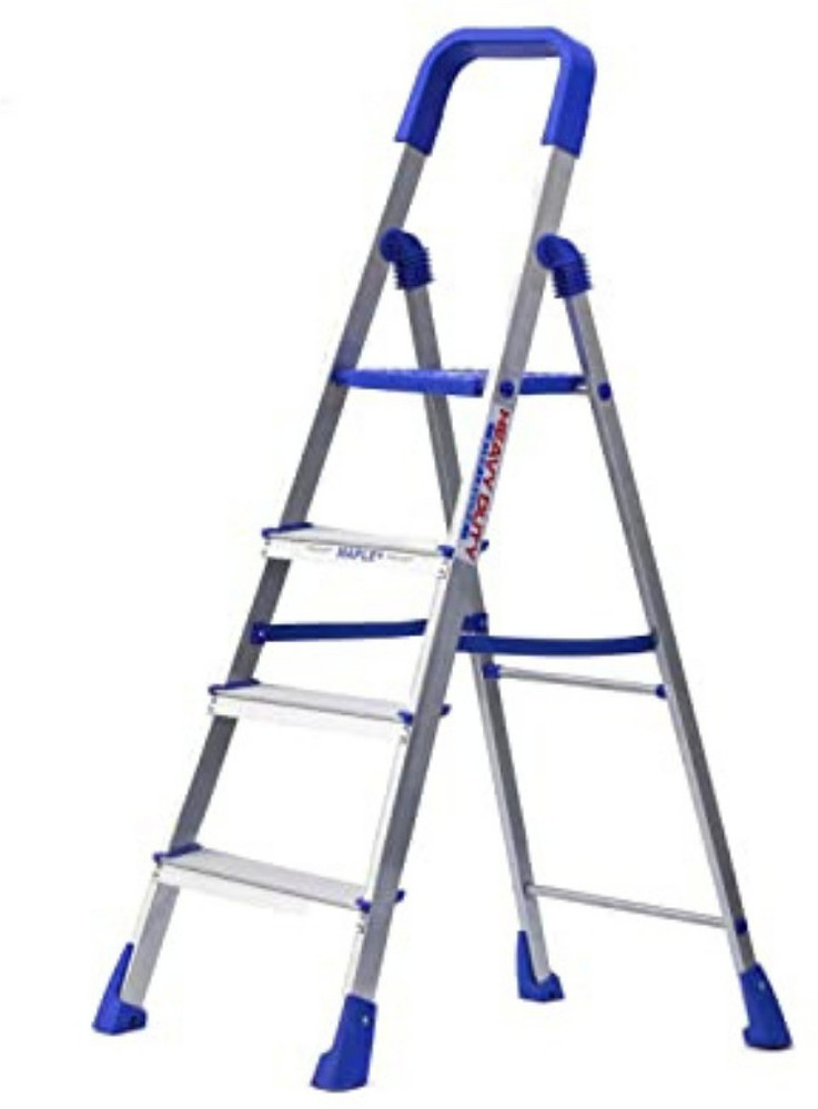 Shreeplast 4 Step With Heavy Platform Aluminium Finish Ladder Home Pro 4 Steps Sidhi Aluminium Steel Ladder Price in India Buy Shreeplast 4 Step With Heavy Platform Aluminium Finish Ladder