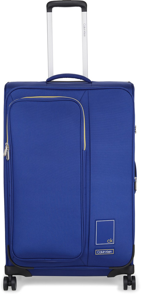 Calvin Klein SCUBA LT818SB0L02 Expandable Check in Suitcase 4 Wheels 28 inch BLACK Price in India Flipkart