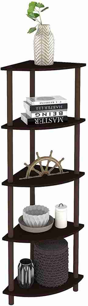 TNT The Next Trend Optima Multipurpose Corner Shelving Unit with Turn N Tube Design Wenge Colour Wooden Wall Shelf Price in India Buy TNT The Next Trend Optima Multipurpose Corner Shelving Unit
