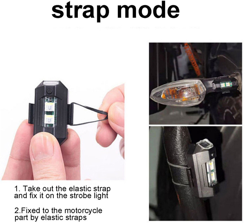 AXWee Multicolor Aircraft Strobe LED lights for motorcycle Drones Cars 1 pcs Fog Lamp Motorbike LED 12 V 15 W Price in India Buy AXWee Multicolor Aircraft Strobe LED lights for