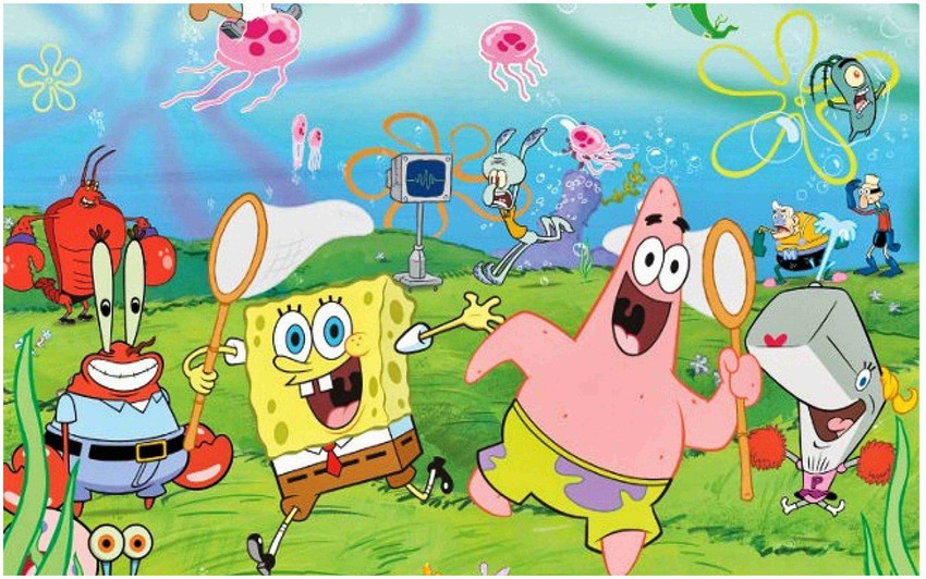 Spongebob Squarepants And Friends Wallpaper Spongebob Squarepants Face