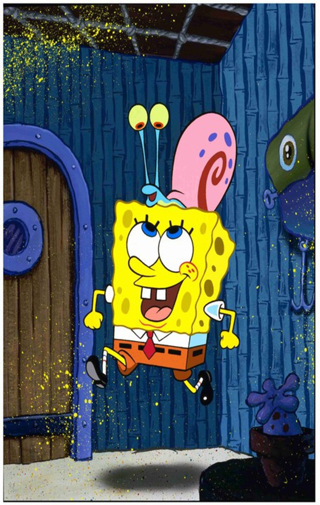 Spongebob Flex SpongeBob Big Size Flex Poster For Room MD 3898