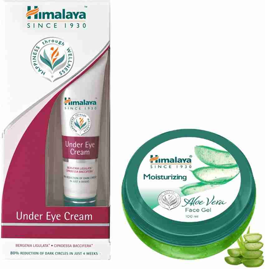 HIMALAYA Under Eye Cream For Dark Circles 15ml Moisturizing Aloe Vera Face Gel 100ml Price in India Buy HIMALAYA Under Eye Cream For Dark Circles 15ml Moisturizing Aloe Vera