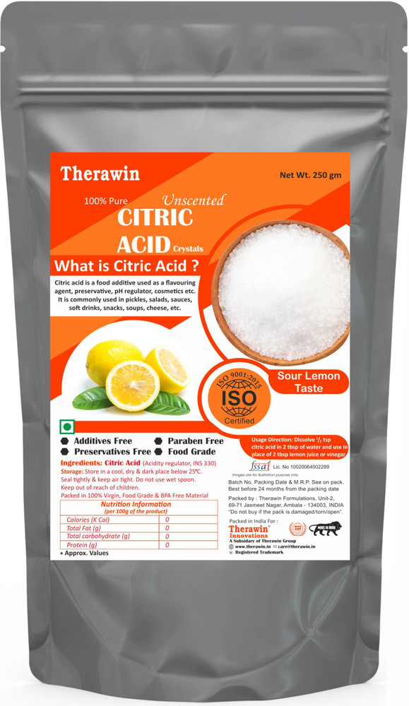 Citric Acid Crystals Uses