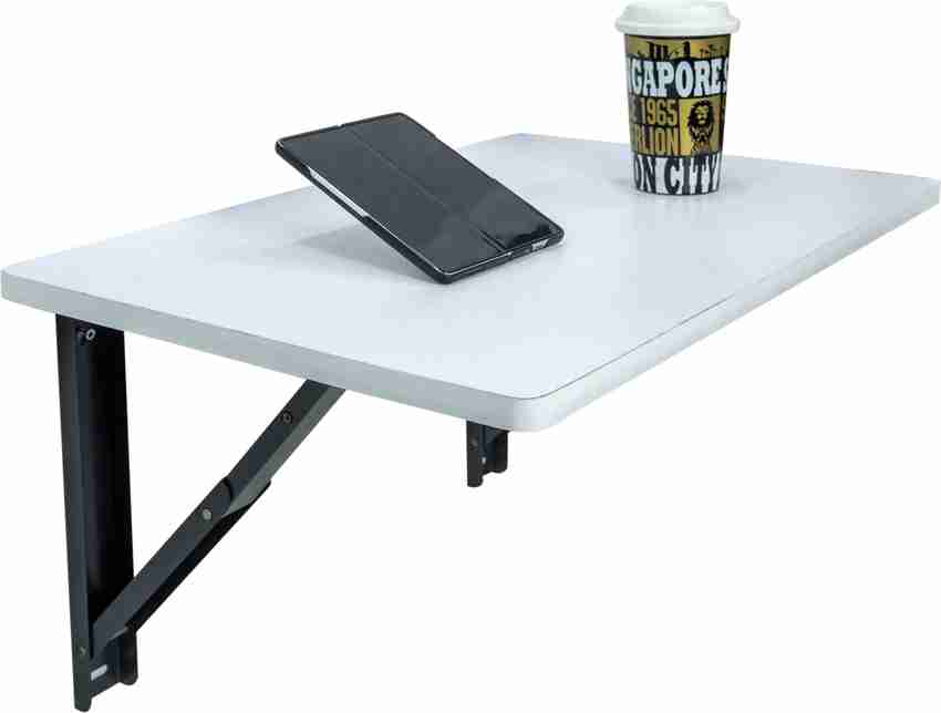 Muren Foldable Wall Mounted Study Laptop Table White Collapsible Desk for Home Office Solid Wood Study Table Price in India Buy Muren Foldable Wall Mounted Study Laptop Table White Collapsible Desk fo...