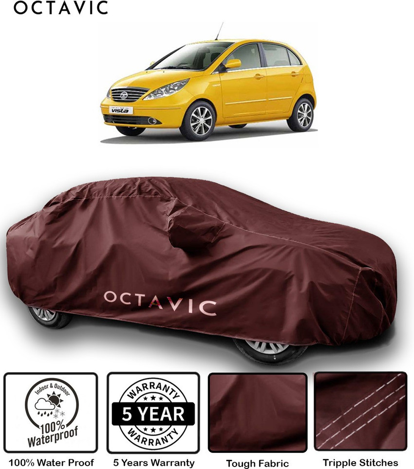 octavic Car Cover For Tata Indica Vista With Mirror Pockets Price in India Buy octavic Car Cover For Tata Indica Vista With Mirror Pockets online at Flipkart