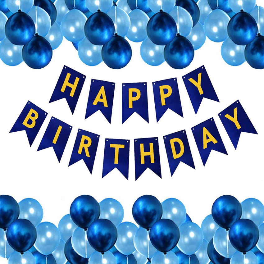 Real Blue Balloons