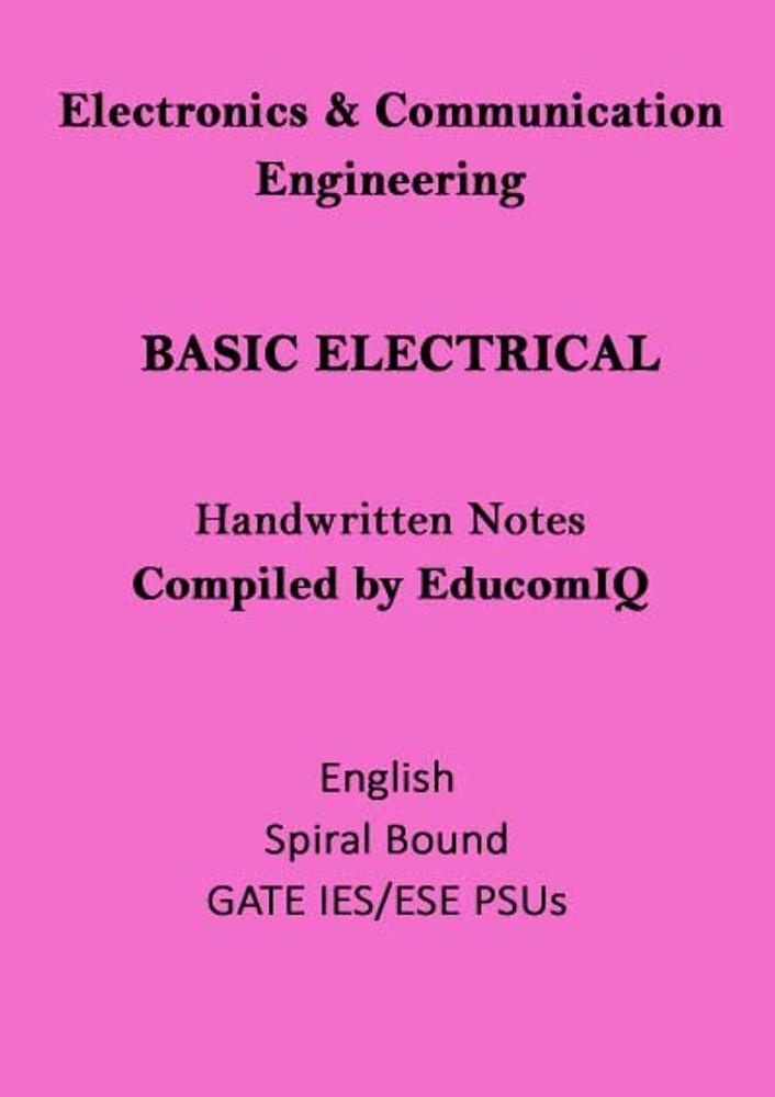Basic Electrical Engineering Notes