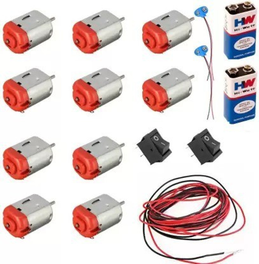 DC Motor Combo Pack With DC Motor ,1 Fan,1 Battery With, 45% OFF