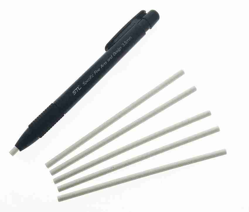 Flipkart FRKB Eraser Pen Value Pack Round 3.8mm. Precision Tip Eraser with 5 Refills Black Non Toxic Eraser Eraser