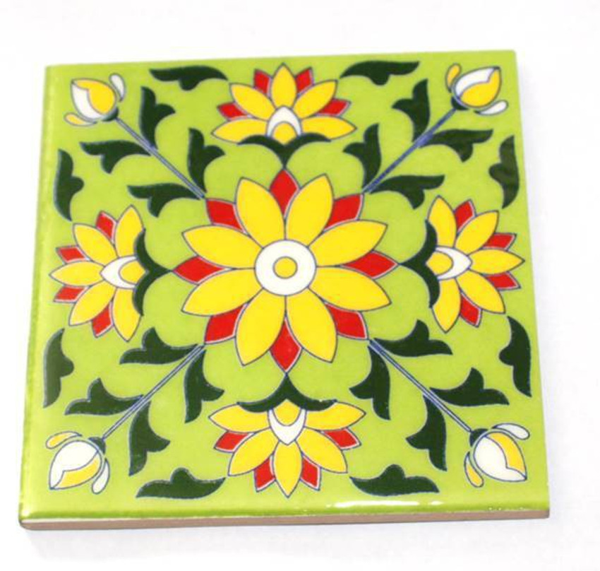 12 X Decorative Ceramic Tiles | Shelly Lighting