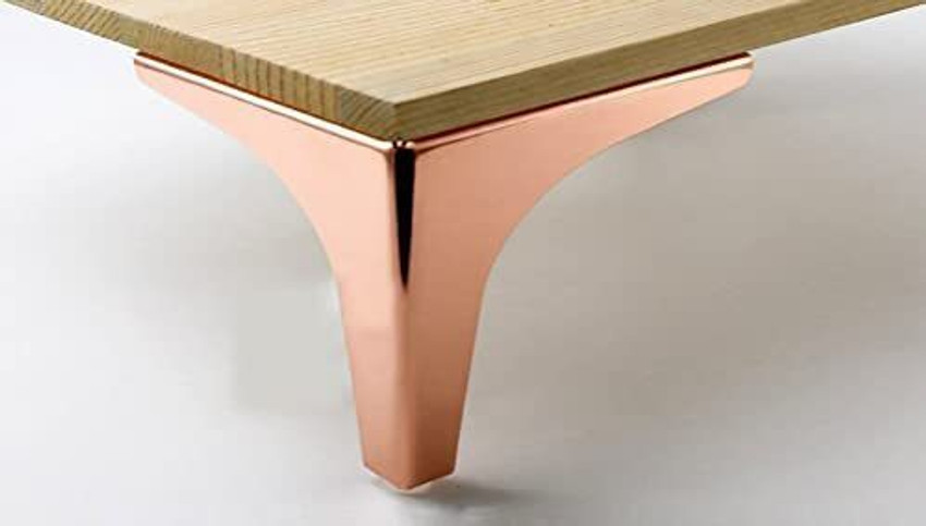 Rose gold sofa legs store
