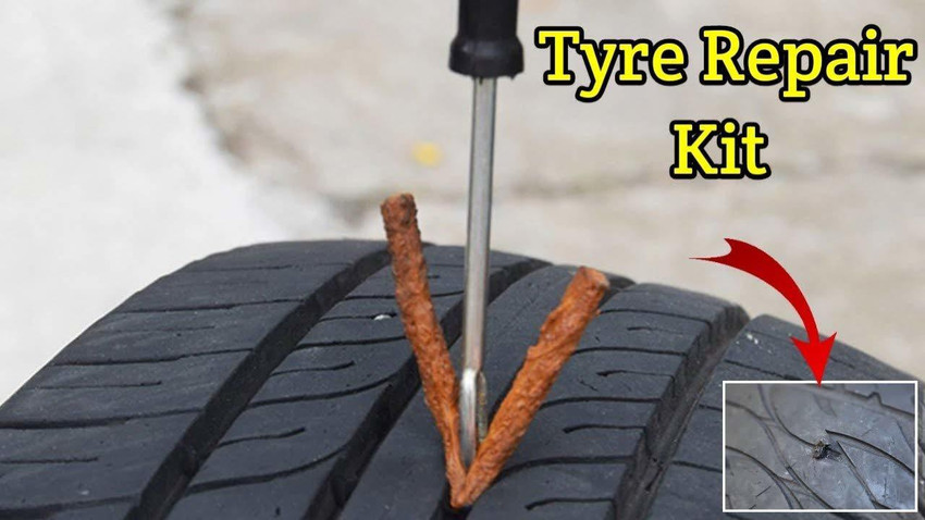 Car tyre puncture repair store