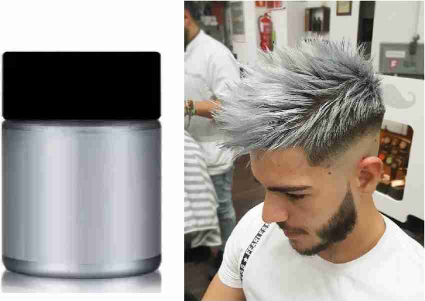 Silver Dye Hair Men