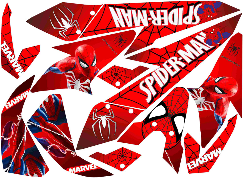 Spiderman Stickers For Bikes