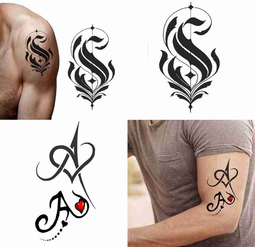 S Letter Tattoo Designs