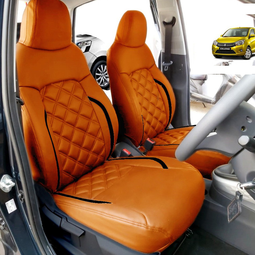 AutoSafe Leather Car Seat Cover For Maruti Celerio Price in India Buy AutoSafe Leather Car Seat Cover For Maruti Celerio online at Flipkart