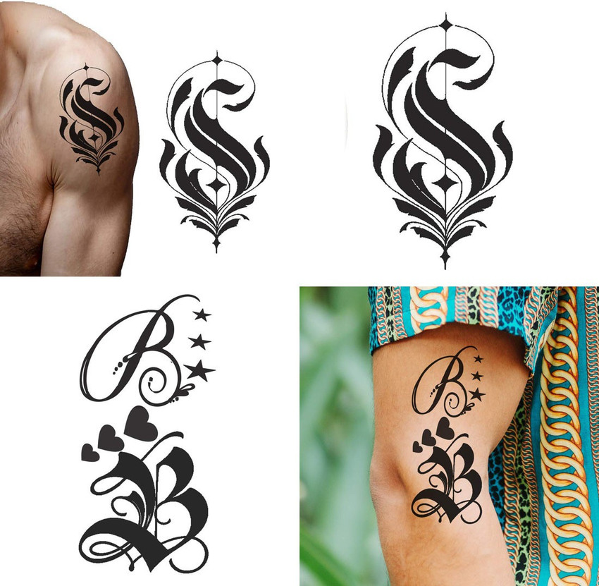 P Letter Tattoo Designs