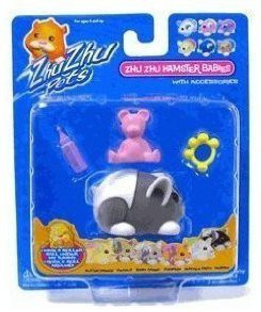 Zhu Zhu Pets Hamster Zhu Zhu Pets Rocky, Furry 4” Hamster Toy With